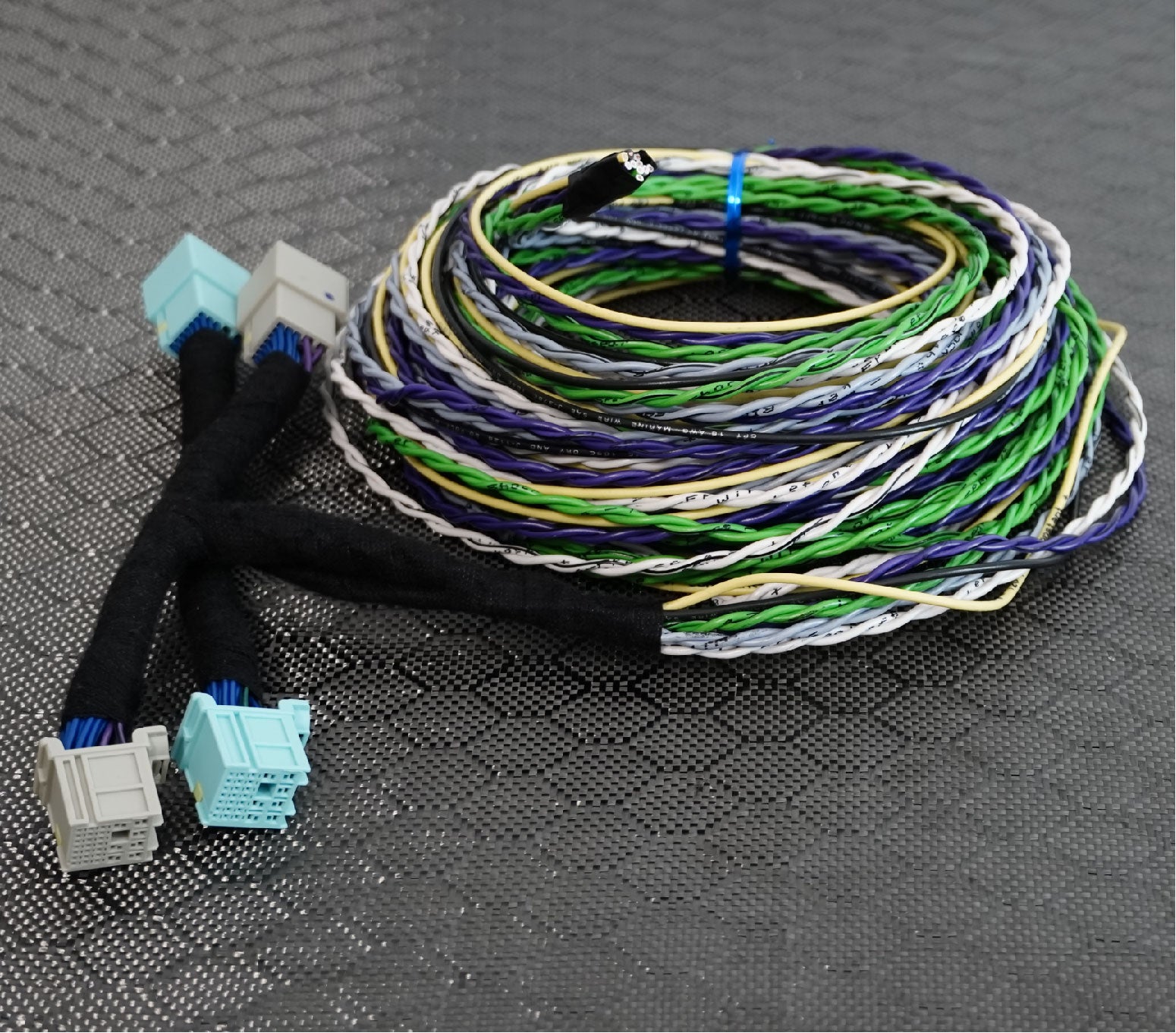 Chevy GMC T-harness 4ch Aqua and Tan 2019-2025