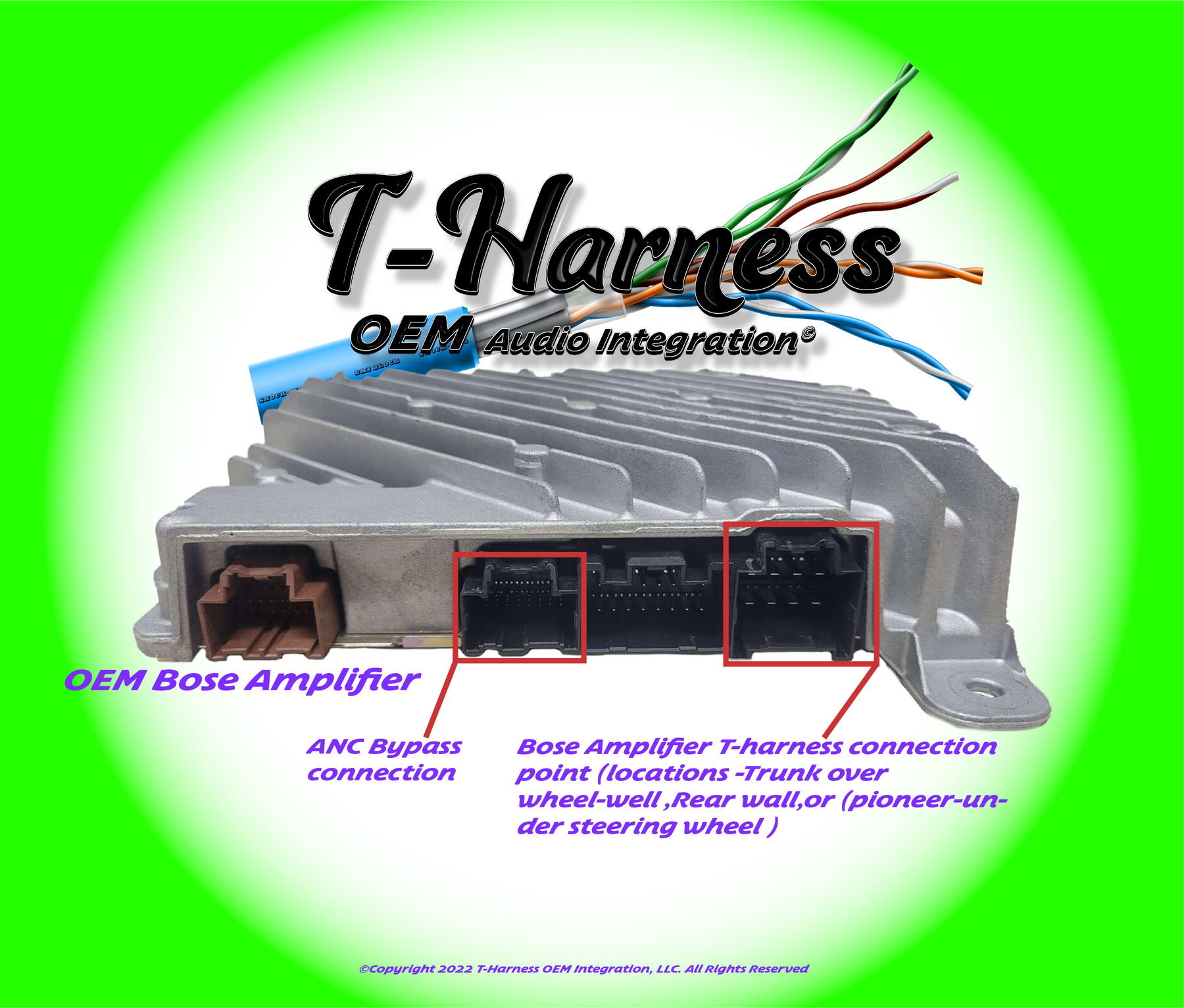 Bose T-harness 2014-2025 GM GMC R2G